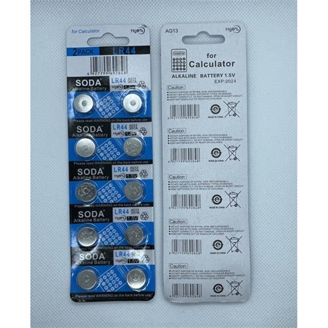 Pin Cúc áo Soda Lr 44 Ag 13 Lr1130 Ag10 Lr626 Ag4 Vỉ 10 Viên Và Khay 50 V Và Pin Cmos