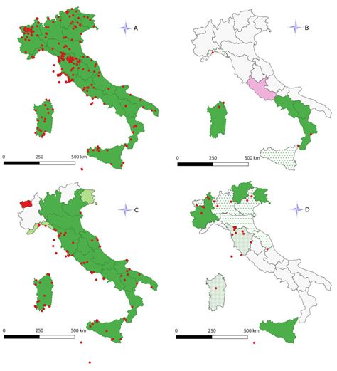 Map Showing The Distributions Of The Specimens Analysed A Juncus