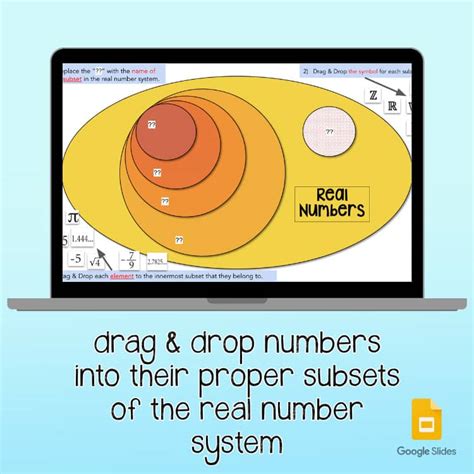 Digital Card Sorts Classifying Real Numbers By The Blair Math Project