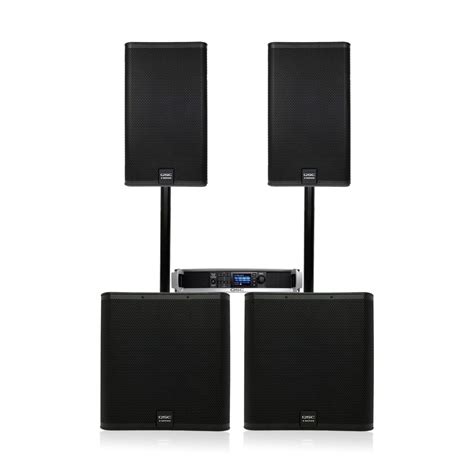 Disc Qsc E Series E115 And E118sw Complete Pa System At Gear4music