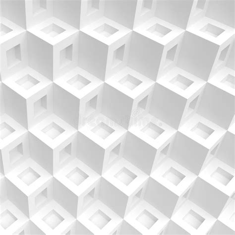 Abstract Cubes Background Creative Geometric Shape Stock Illustration