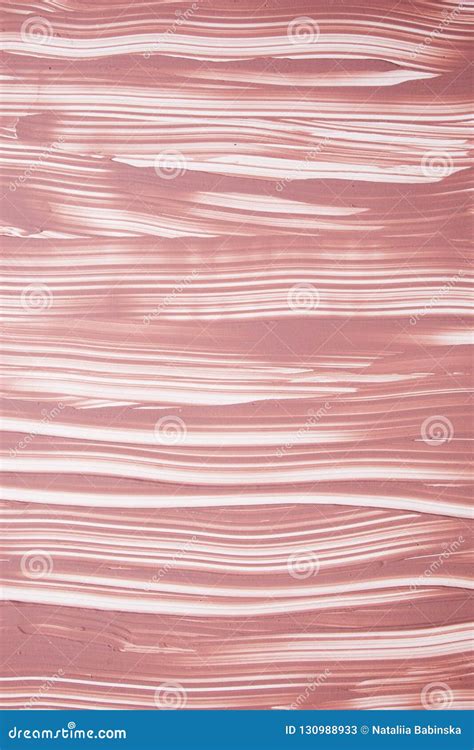Nude Paint Streaks Beige Makeup Smear Cream White Background Creamy Texture Royalty Free Stock