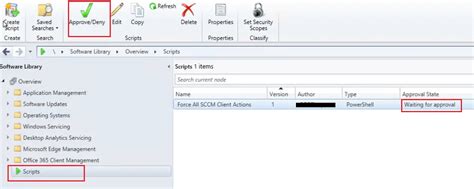 how to run script in sccm without creating a package application