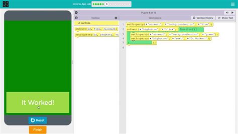 Intro To App Lab 5 Code Org