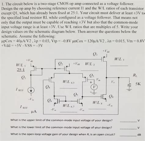 Cmos Op Amp Schematic Diagram