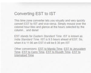 How To Indian Standard Time To EST Conversion Techyv Com