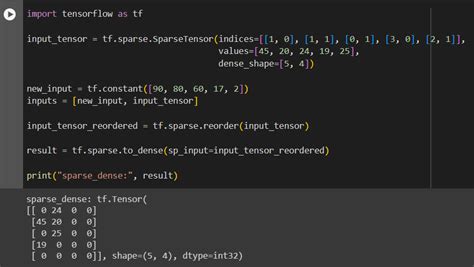 Attributeerror Module Tensorflow Has No Attribute Sparse Tensor To Dense