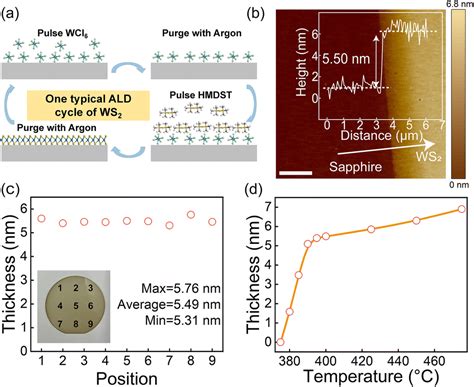 Modulated Wafer Scale Ws 2 Films Based On Atomic Layer Deposition For Various Device
