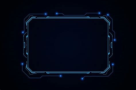 抽象hud Ui Gui未来的未来屏幕系统虚拟高级矢量 花瓣网