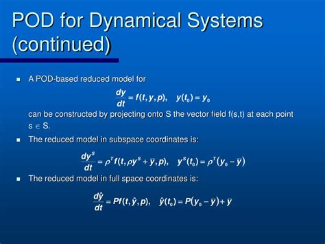 Ppt Error Estimation For Reduced Order Models Of Dynamical Systems Powerpoint Presentation