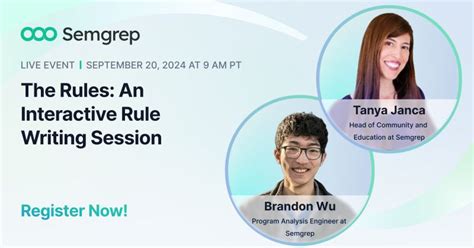 Tanya Janca On Linkedin ️ Want To Master Semgrep Rules Join Us For