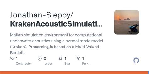 Github Jonathan Sleppy Krakenacousticsimulation Matlab Simulation Environment For
