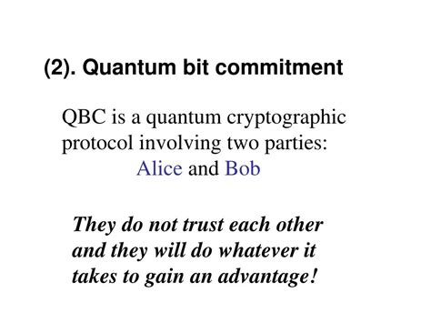 Ppt Quantum Teleportation And Bit Commitment Powerpoint Presentation