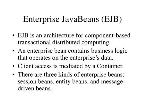 Ppt Java 2 Platform Enterprise Edition J2ee Powerpoint