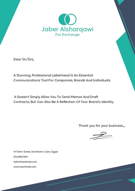 تصميم ليتر هيد جاهز للتعديل اون لاين ترويسة شركة