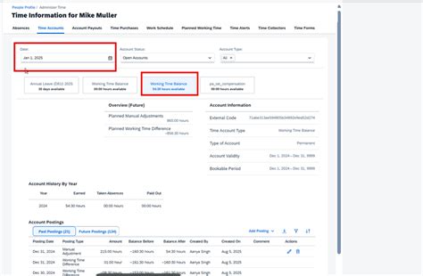 Warnings For Exceeding Limit On Working Time Accou Sap Community
