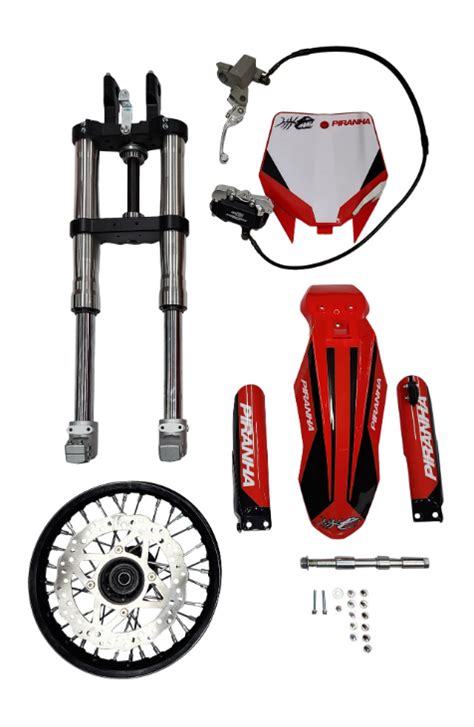 Piranha Ycf V3 Complete Front End For Crf50 And Other Pit Bikes Whs