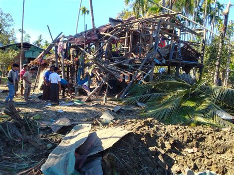 ကျောက်တော်မာ နယ်ချဲ့အကြမ်းဖက် စစ်ကောင်စီတပ် ဂျက်ဖိုက်တာနန့်ဗုံးကြဲလို့ အမျိုးသမီးတယောက်သီဆုံး