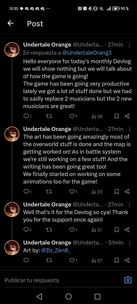 undertale orange march devlog r undertale
