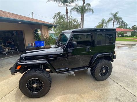 2003 Jeep Tj Wheel Offset Aggressive 1 Outside Fender Suspension