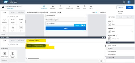 execute odata post call in sap build apps sap community