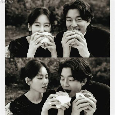 찐커플 케미 폭발한 공유 ️서현진 웨딩화보 블랙 원피스 부츠 네이버 블로그