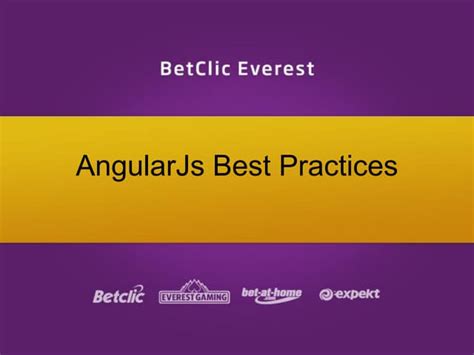 Angularjs Best Practices Ppt