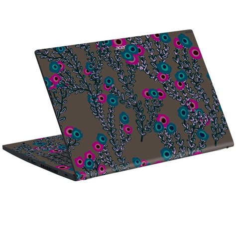 Floral Abstract Pattern Art 3d Embossed Laptop Skin Buy Online Now