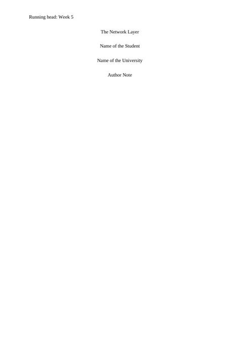 The Network Layer Address Resolution Protocol And Ip Addressing