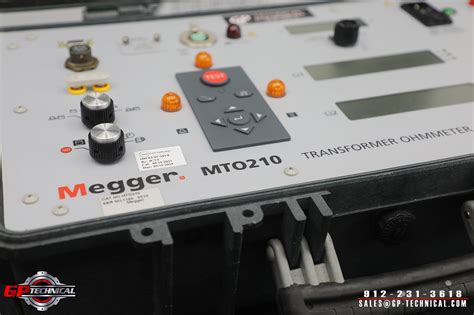 Megger Mto210 Transformer Ohmmeter Gp Technical