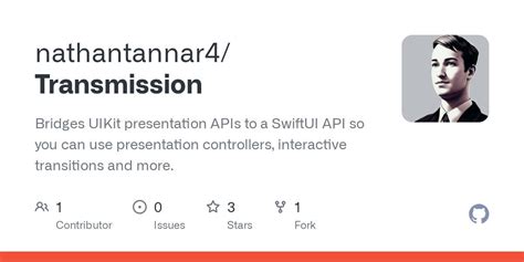 transmission bridges uikit presentation apis to a swiftui api r