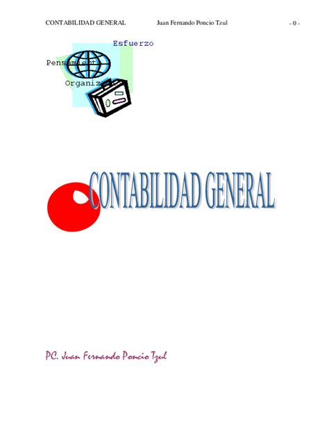 Pdf Contabilidad General 1 Libro