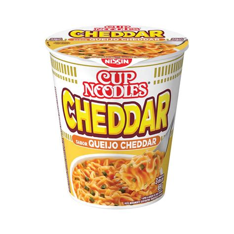 Cup Noodles Cheddar 69g Nissin Caixa Com 10 Unidades Shopee Brasil