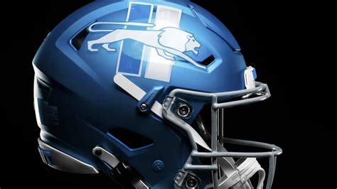 Lions Unveil New Blue Helmet Nbc Sports