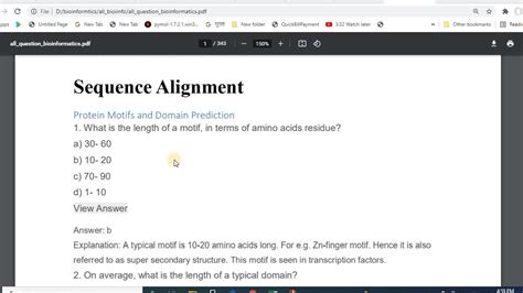 Icar Asrb Net Bioinformatics Sequence Alignment Protein Motifs And Domain Prediction Motif And