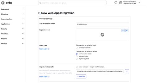 Configure OKTA As An OIDC Identity Provider In ZITADEL ZITADEL Docs
