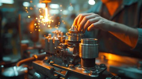 Premium Photo Engine Symphony Skilled Hands Craft Power Pistons Rods