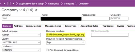 adding a logo to ifs standard report ifs community