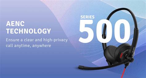 Livey 500 Series Advanced Wired Headset For Seamless Communication