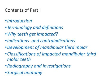 Management Of Impacted Third Molars Pptx