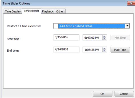 Refresh Time Extent Of Layer On New Data Esri Community