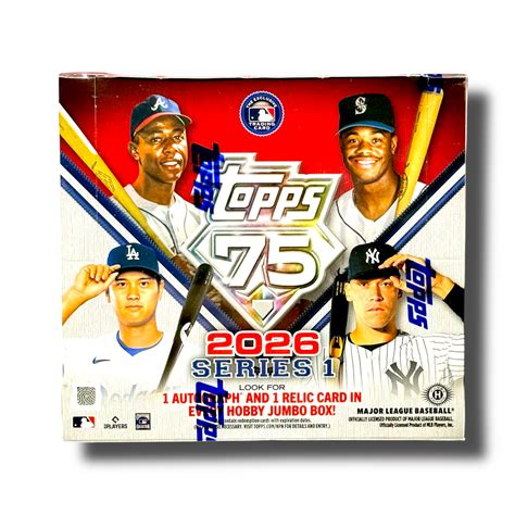 2026 Topps Series 1 Baseball Jumbo Box Hofbc