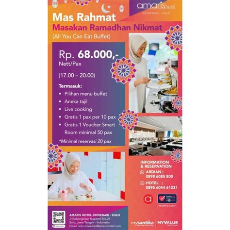 Harga Bukber Sepuasnya Amaris Hotel Sriwedari Solo Update Solo Info