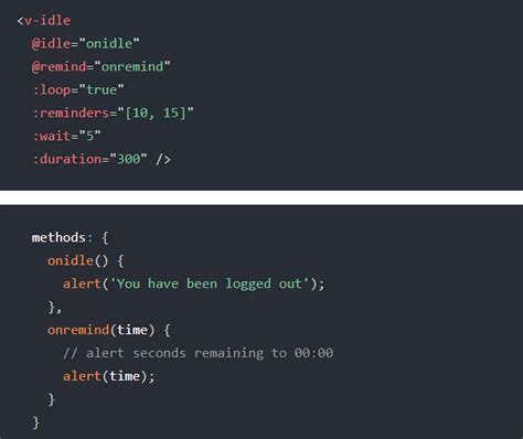 Detect Idle Users In Vue V Idle Vue Script