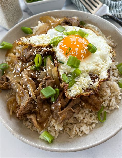 Beef Gyudon Japanese Rice Bowl Winnie Kison