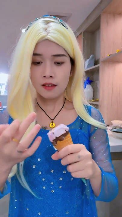 黑天使甜筒新吃法。天使 恶魔 Cosplay Shorts Youtube