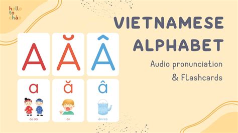 Vietnamese Alphabet For Kids | Audio Pronunciation & Flashcards | Learn Vietnamese For Kids ...