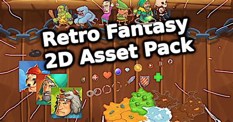 Fantasy Retro 2d Asset Pack 2d Characters Unity Asset Store