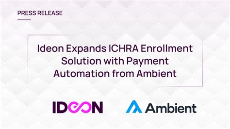 Ideon Expands Ichra Enrollment Solution With Payment Automation From Ambient