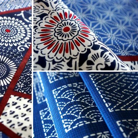Japanese Aizome Fabric Japanese Patterns Japanese Paper Japanese